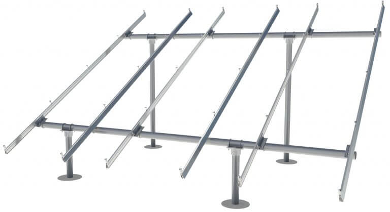 IronRidge Ground Mount - Solar Racking System for Open Fields
