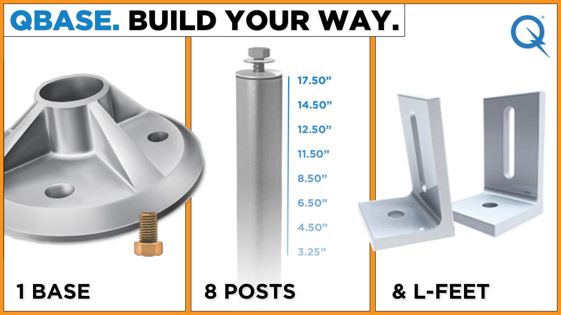 QBase® Low Slope Deck Mount - IronRidge