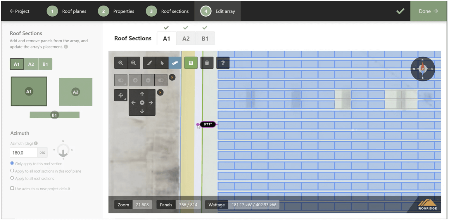 Ballasted Flat Roof Design Assistant - IronRidge