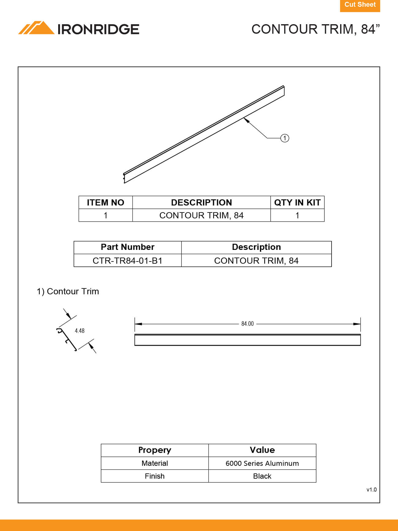 Contour™ Trim - Solar Array Skirt - IronRidge